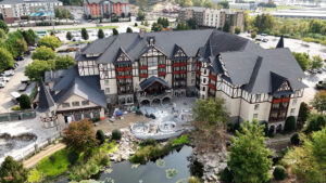 The Inn at Christmas Place New Pool Construction - Lucas Lagoons Design ...